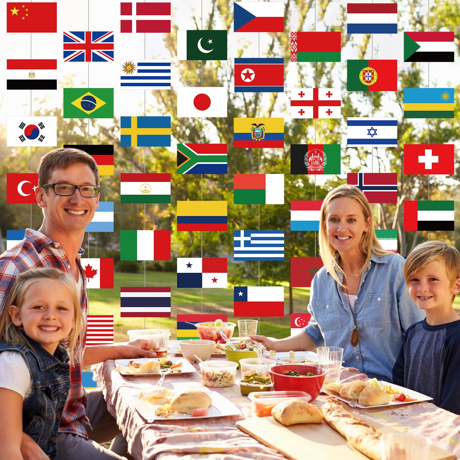 Snapklik.com : 8 Pcs International World Flags Decorations Country ...
