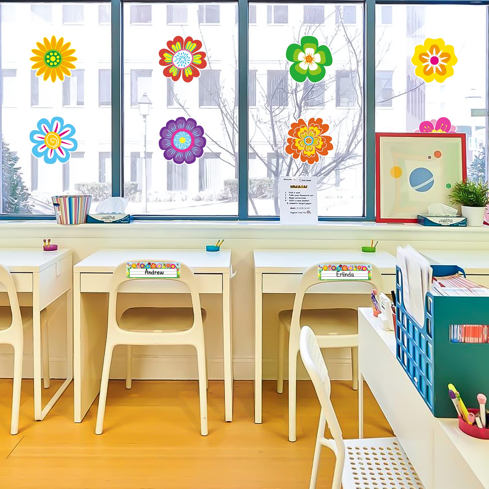 Boho Name Tags For Classroom Desks 50 Pcs Desk Name Tags Classroom ...