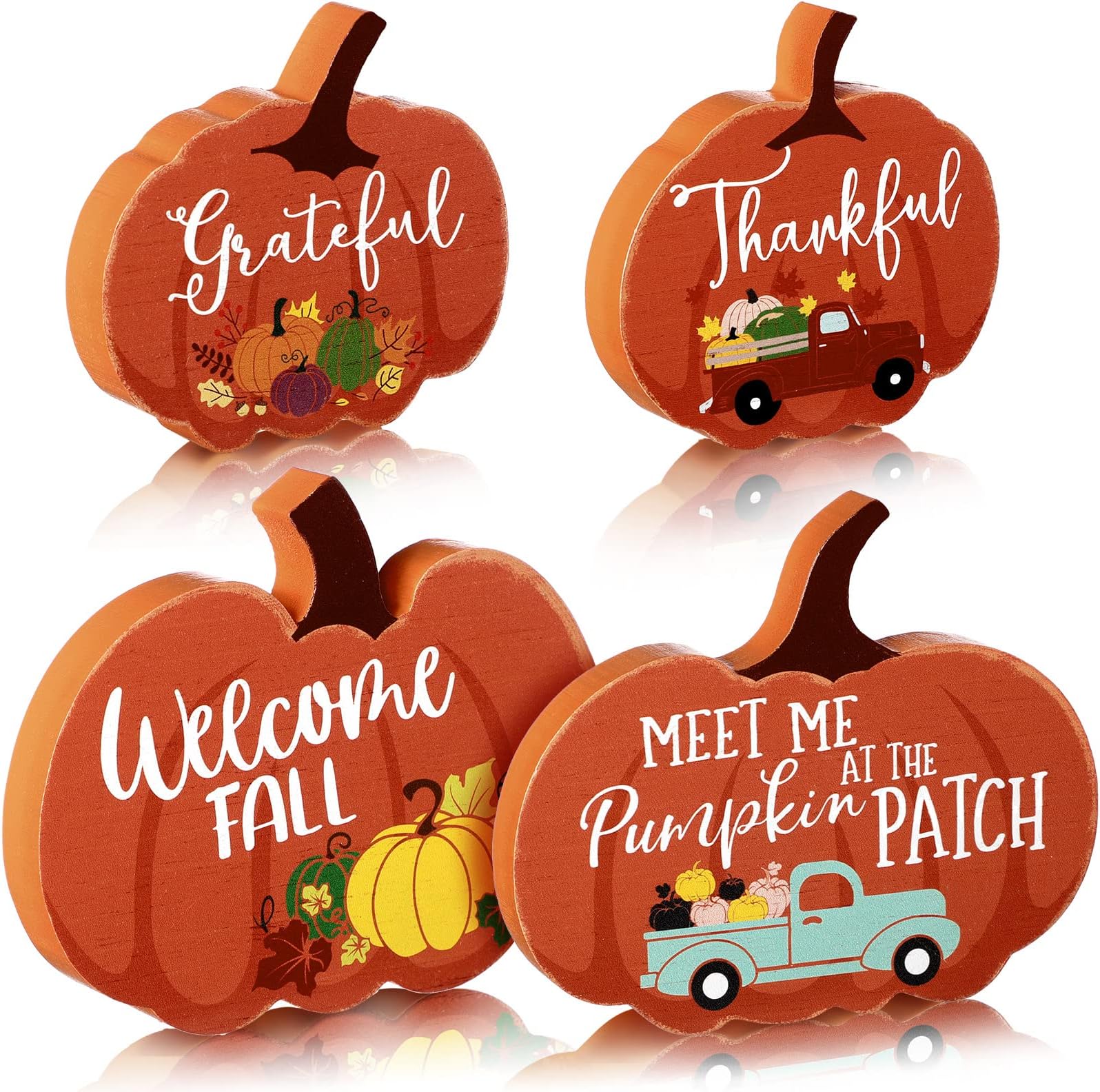 Amazon.com: Fall Thanksgiving Decorations for Home, 3 PCS Buffalo Plaid ...