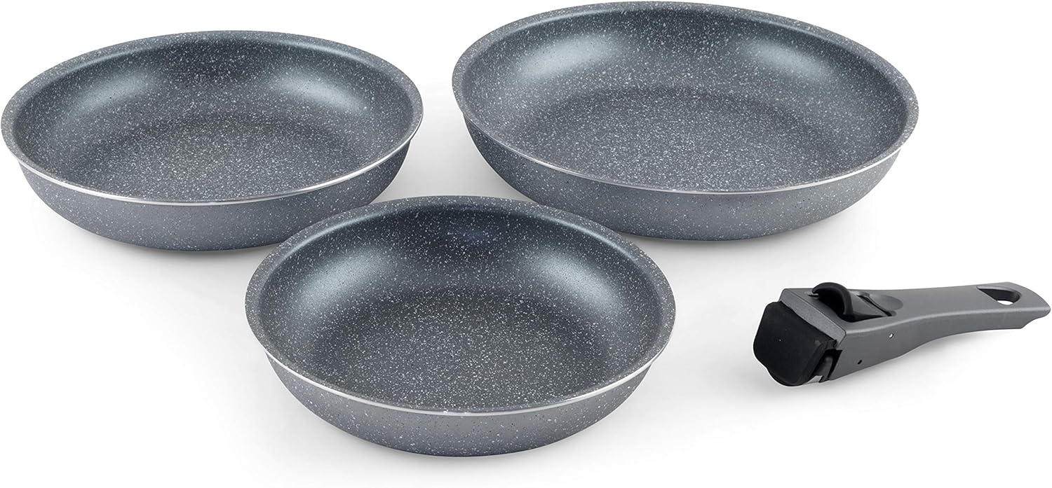 Progress BW09639EU 4 Piece Non-Stick Clip & Cook Fry Pan Set, Including ...