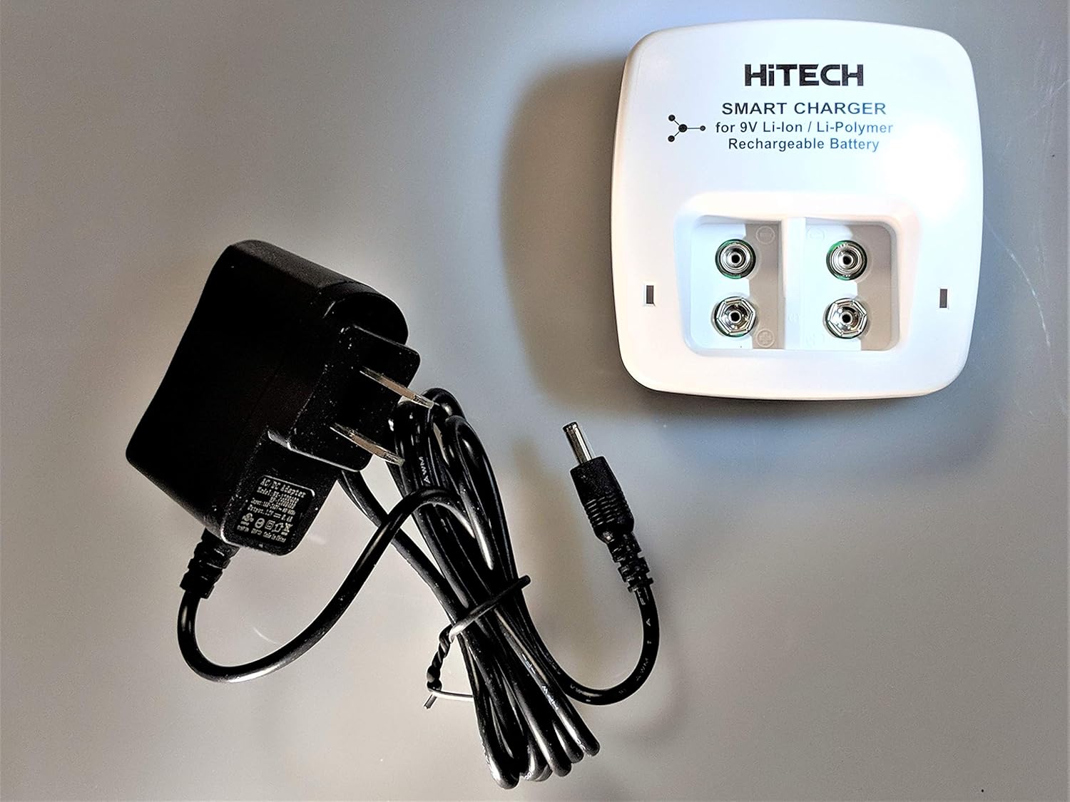 Amazon.com: Hitech - Charger for Two Lithium-Ion Batteries : Health ...