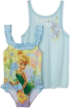 Amazon.com: Disney Princess Little Girls' 2 Pc Swim Set, Blue, 5 ...