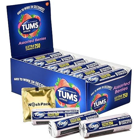 Amazon.com: Tums Extra Strength 750, Assorted Fruit Flavors : Health ...