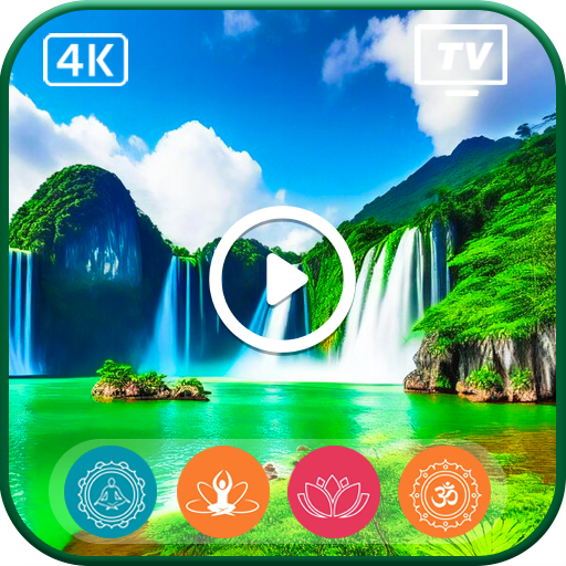 Protetor de tela Serene Waterfall Screensaver - Música harmoniosa ...