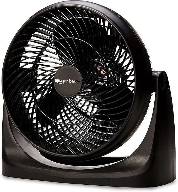 Amazon.com: Amazon Basics Air Circulator Fan, Desk Fan for Bedroom ...