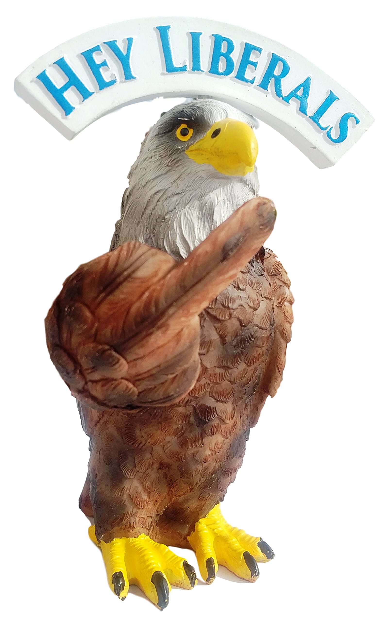 Amazon.com: BobbleFingers Trump Eagle Bobble FU%K Liberals BOBBLING ...