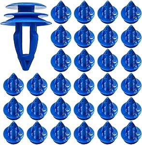 Wheel Arch Trim Clips, 30pcs Retainers Blue Front Rear Repair Wheel ...