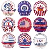 Amazon.com: Whaline 600 Pieces Patriotic Baking Cups July 4th Stars ...