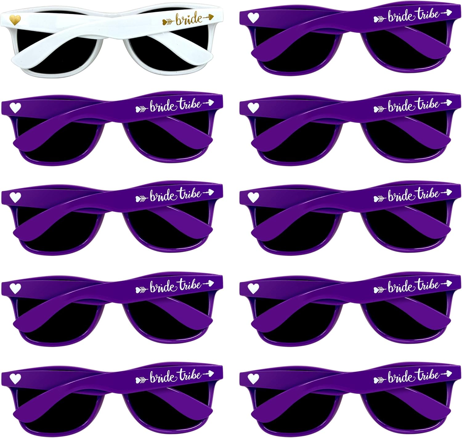 Amazon.com: LADY&HOME 10 Pack Bachelorette Party Sunglasses Favors ...