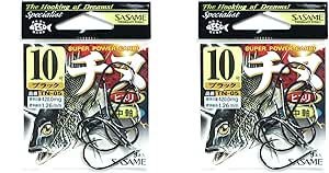 Amazon | 【 まとめ買い ×2個セット 】 ささめ針 SASAME TN-05 チヌブラック 10 釣り 釣り具 釣具 釣り用品 | ノーブランド品 | フック・針