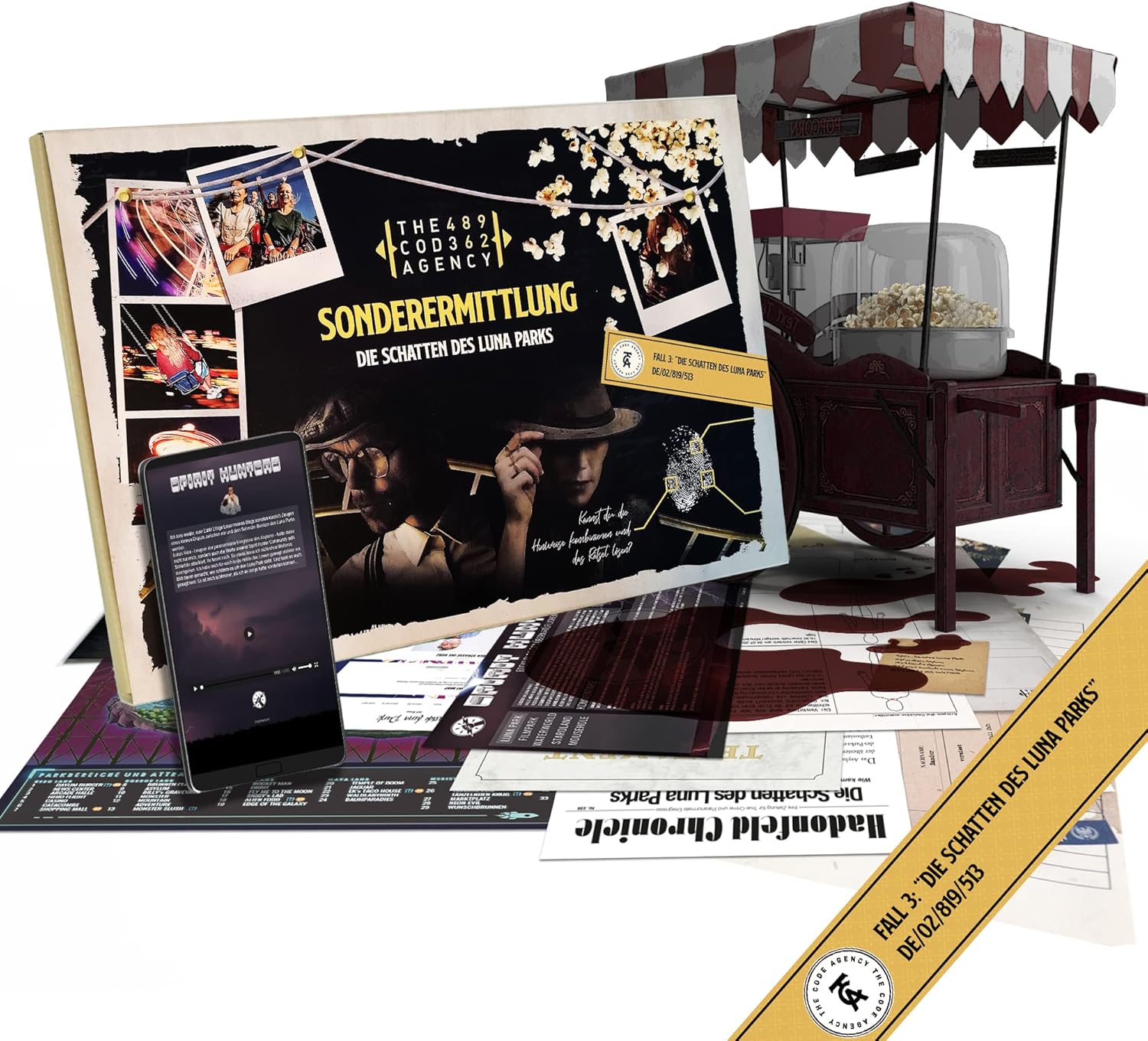 The Code Agency Sonderermittlung Krimispiel Fall 3 - Die Schatten des Luna Parks - Escape Room ...