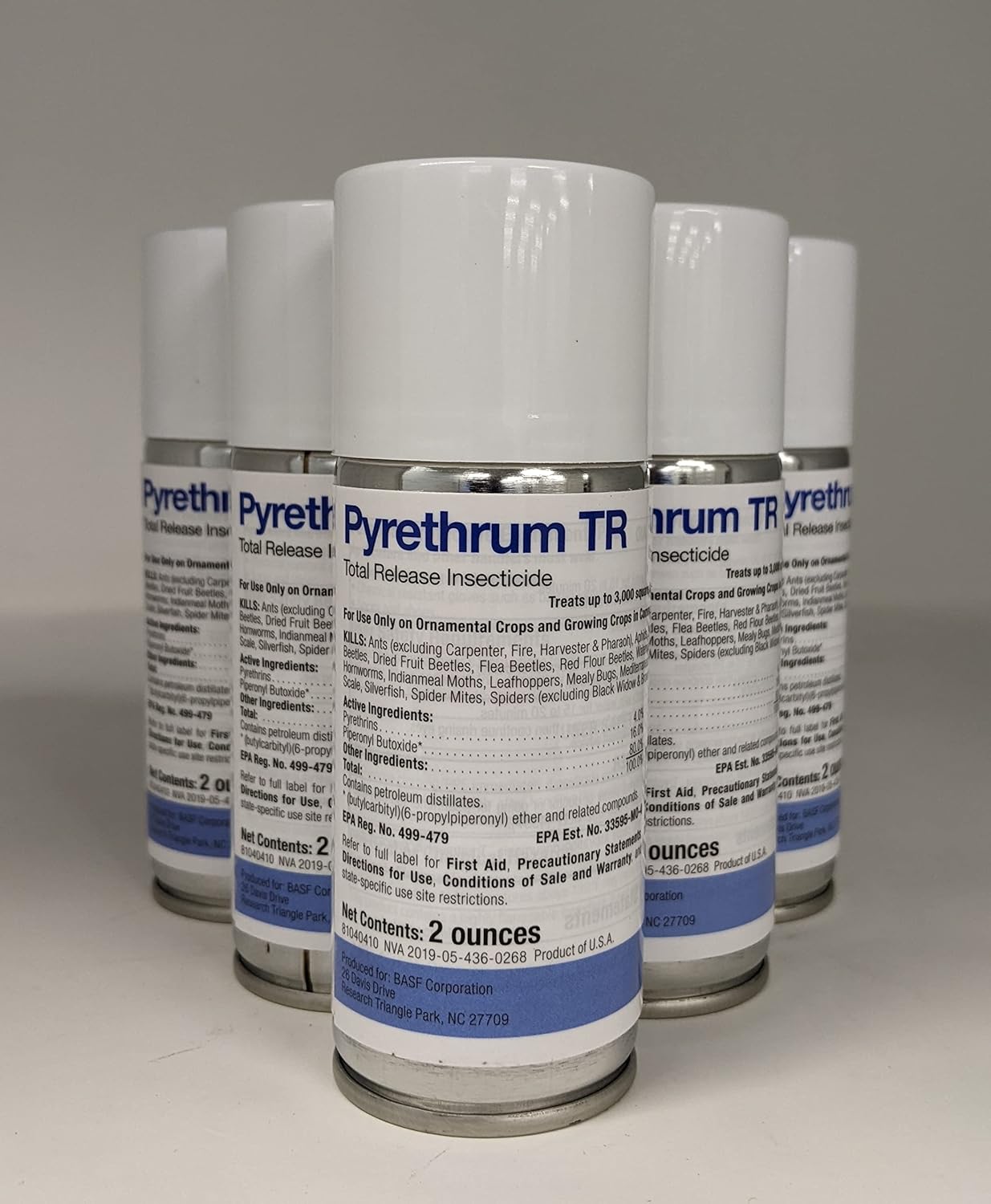 Amazon.com : BASF Pyrethrum TR Total Release Fogger - Botanical ...