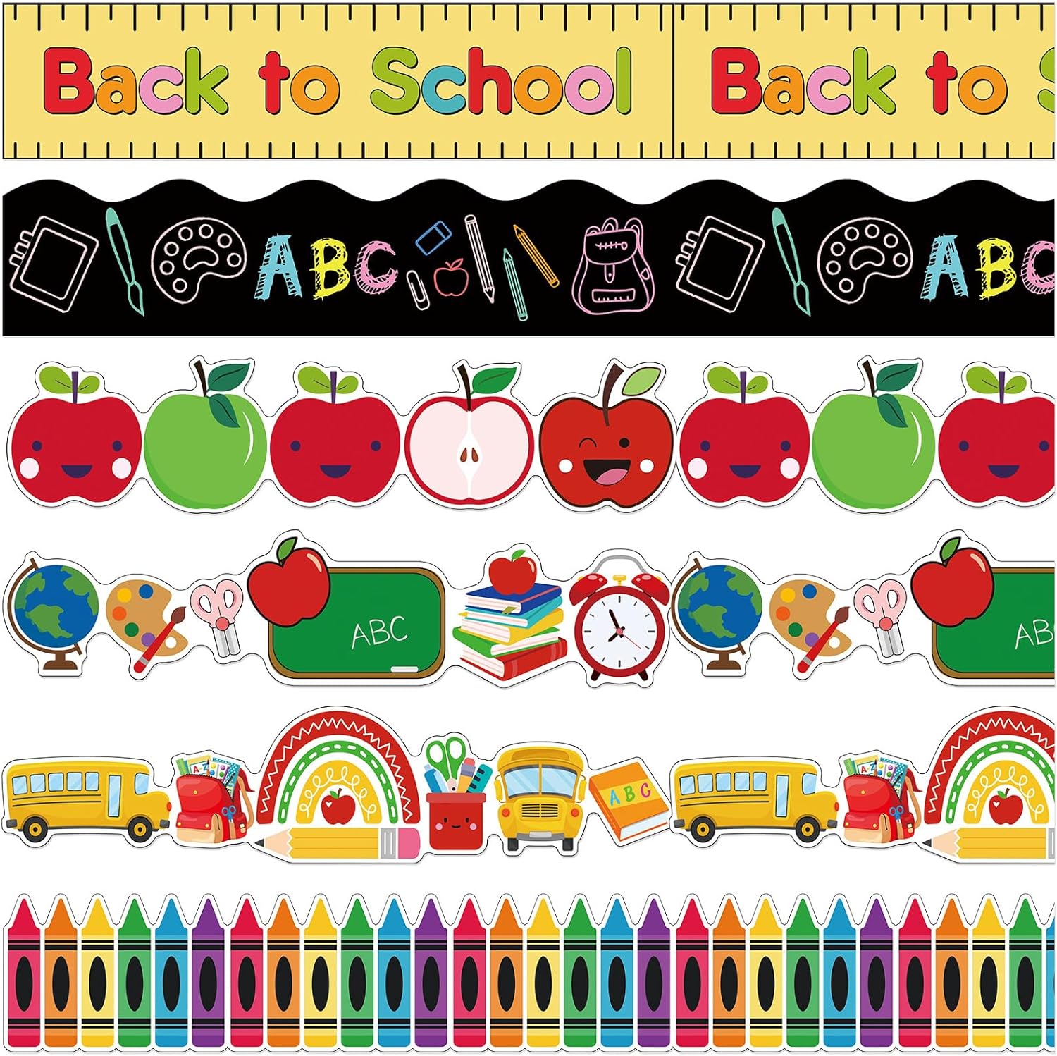 Colorful Die Cut Classroom Bulletin Board Borders - Thailand | Ubuy