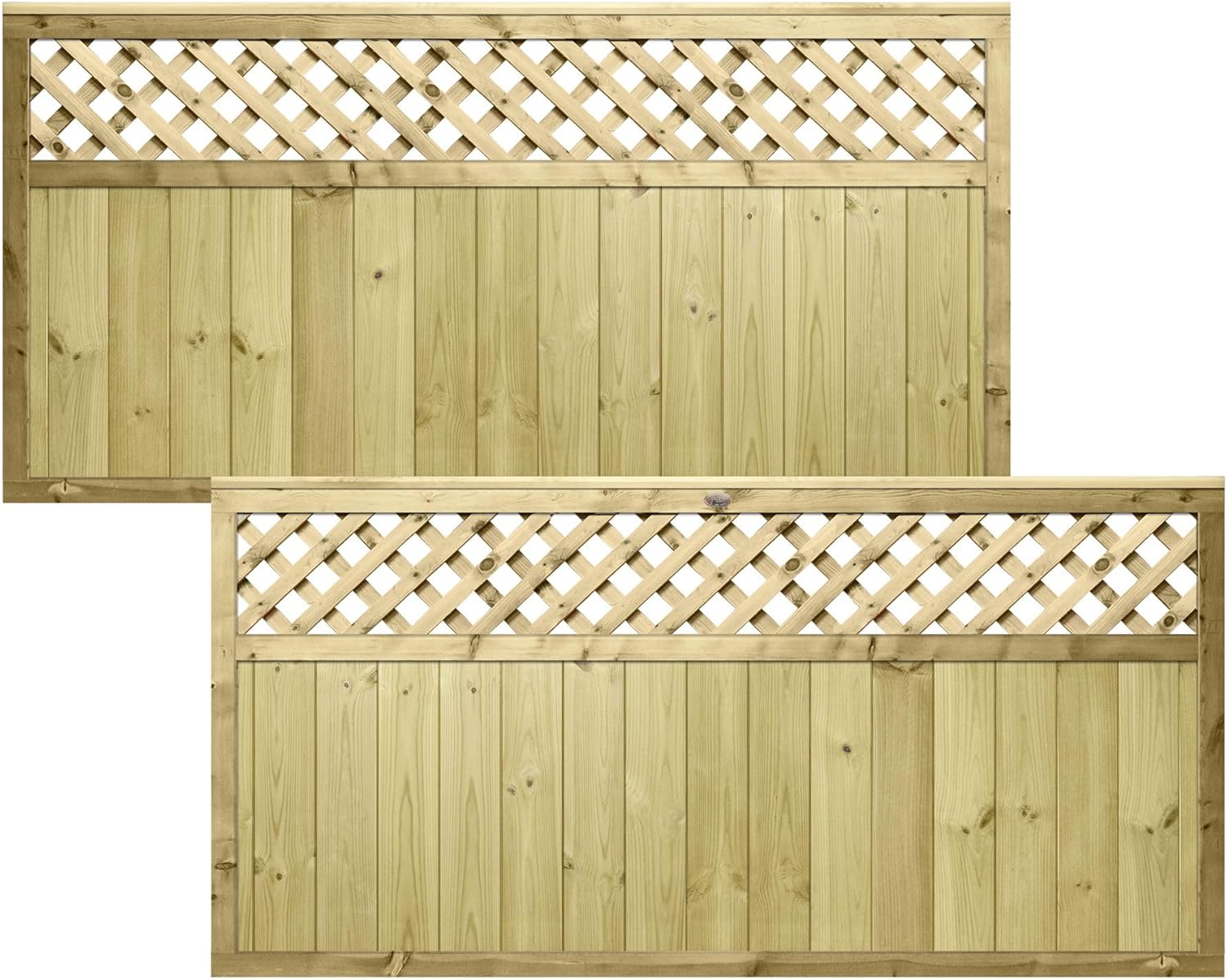 Urban Premier Diamond 6x3ft (W: 6ft x H: 3ft) Fence Panel Decorative ...