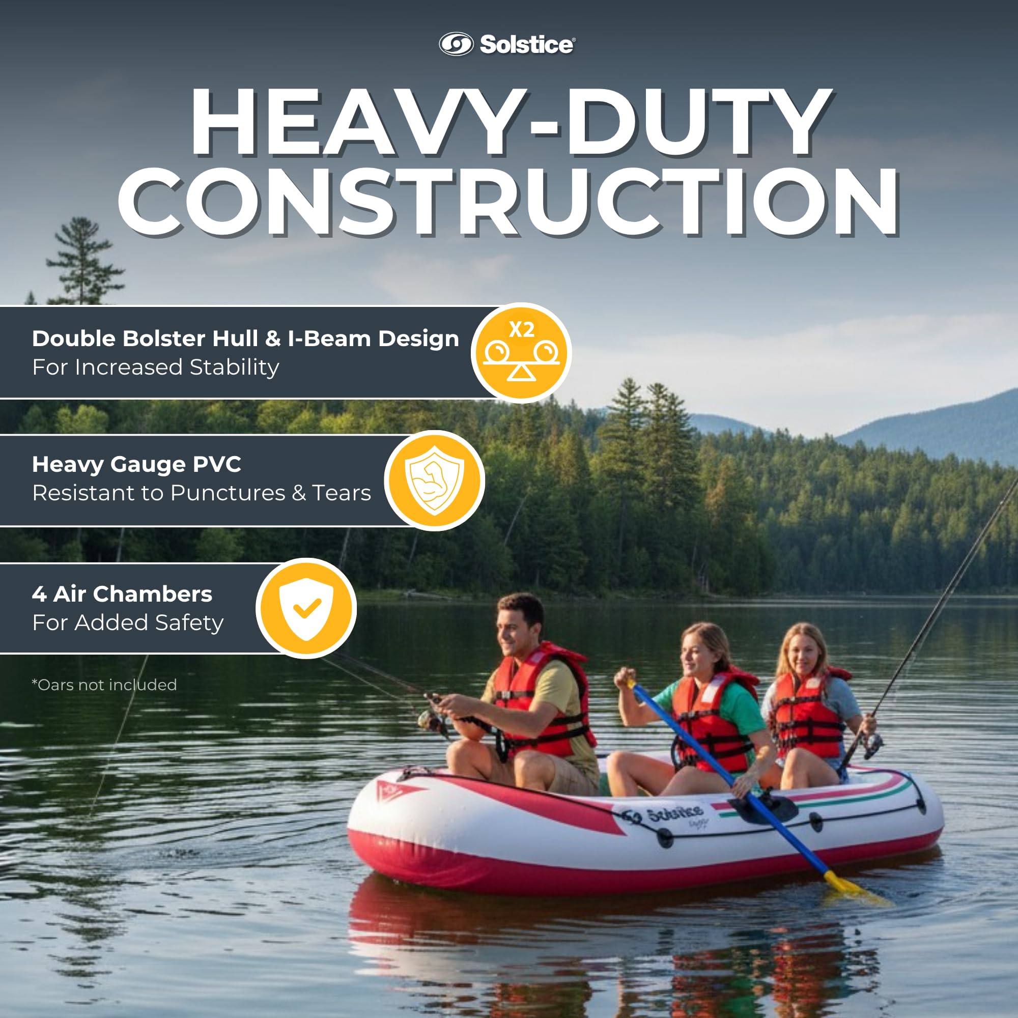 Snapklik.com : SOLSTICE Inflatable Boat For Lakes, Rivers & Beaches ...
