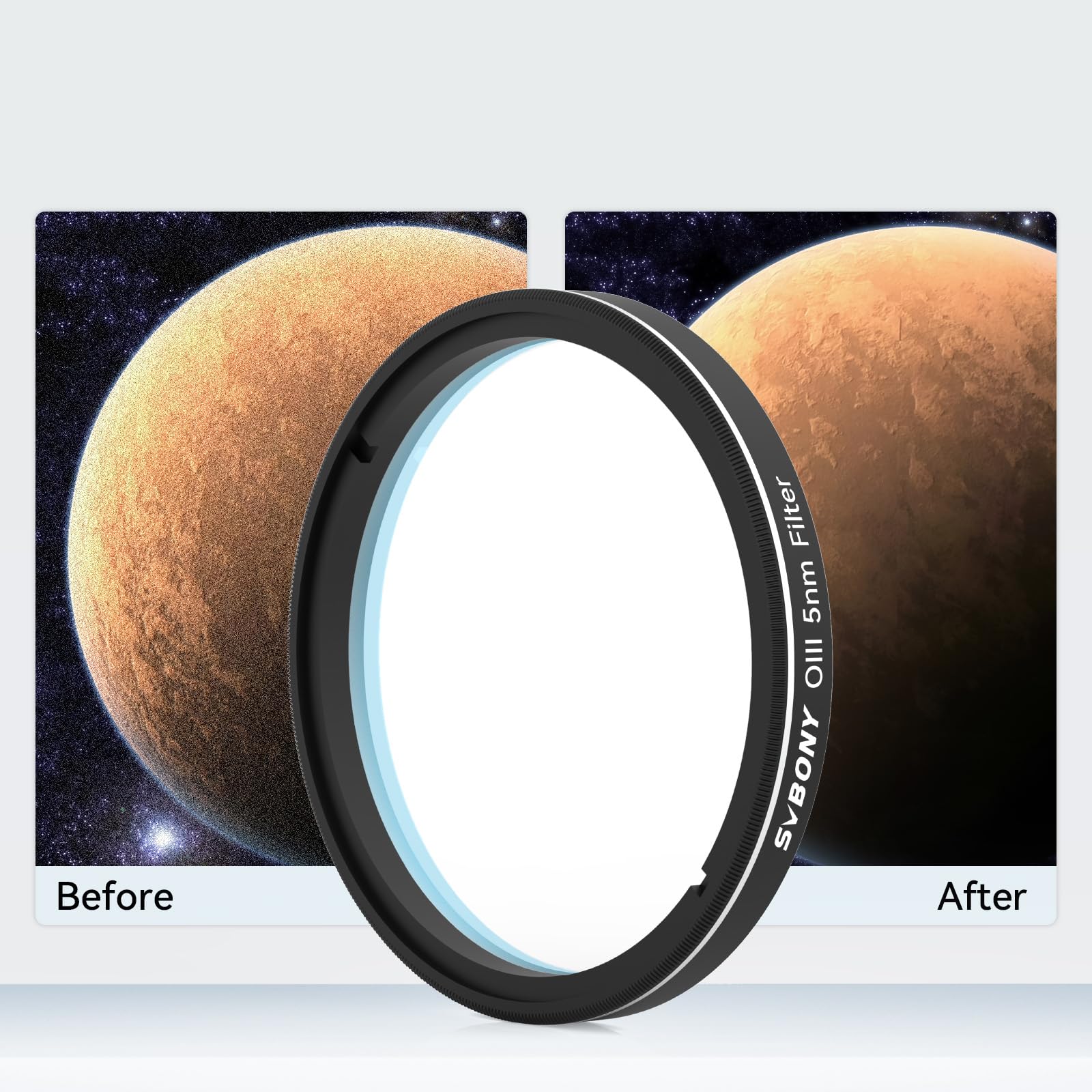 Snapklik.com : Svbony SV227 Telescope Filter 2", OIII 5nm Narrow-Band ...