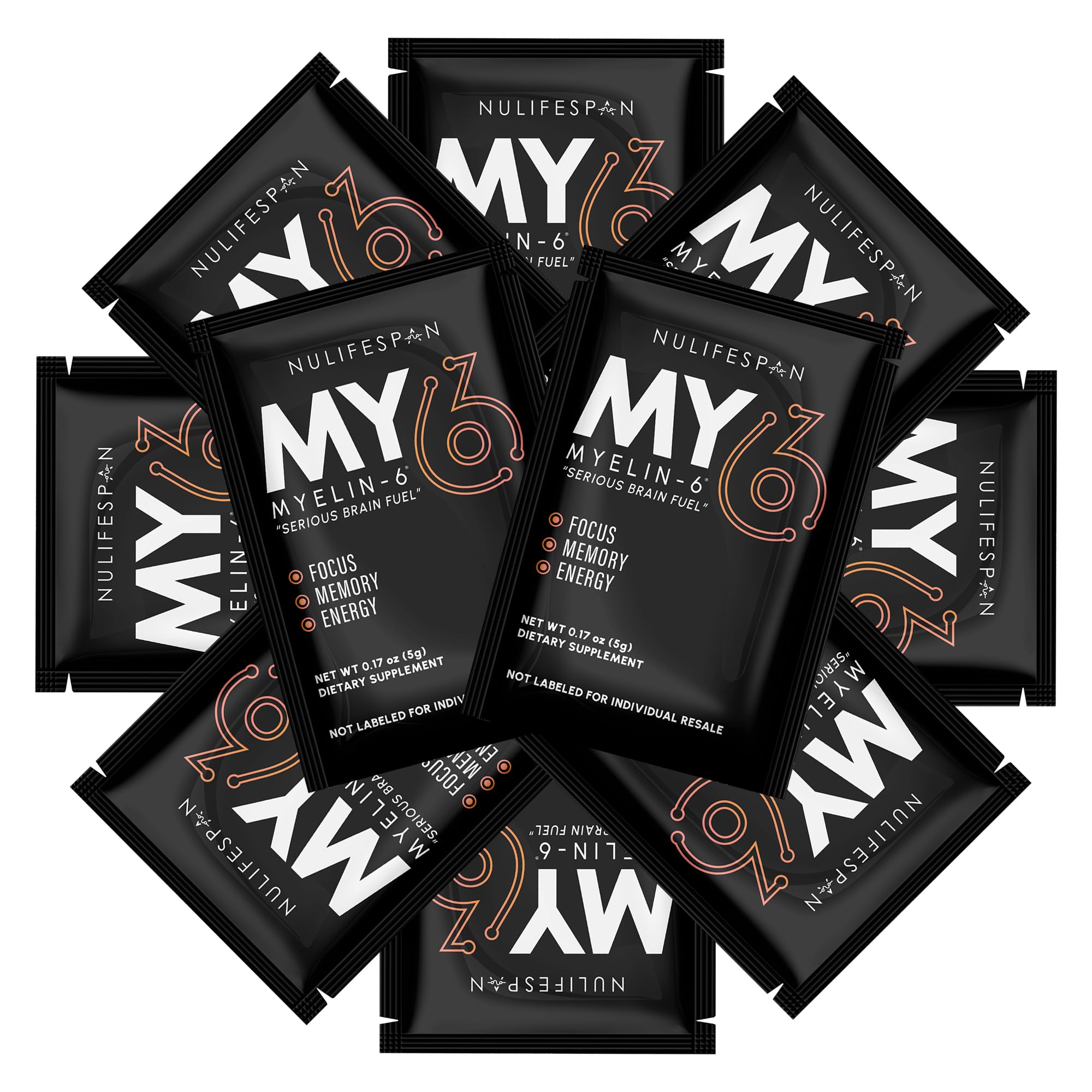 Amazon.com: Nulifespan Myelin-6 Sampler Pack, 10 Single Serve Packs ...