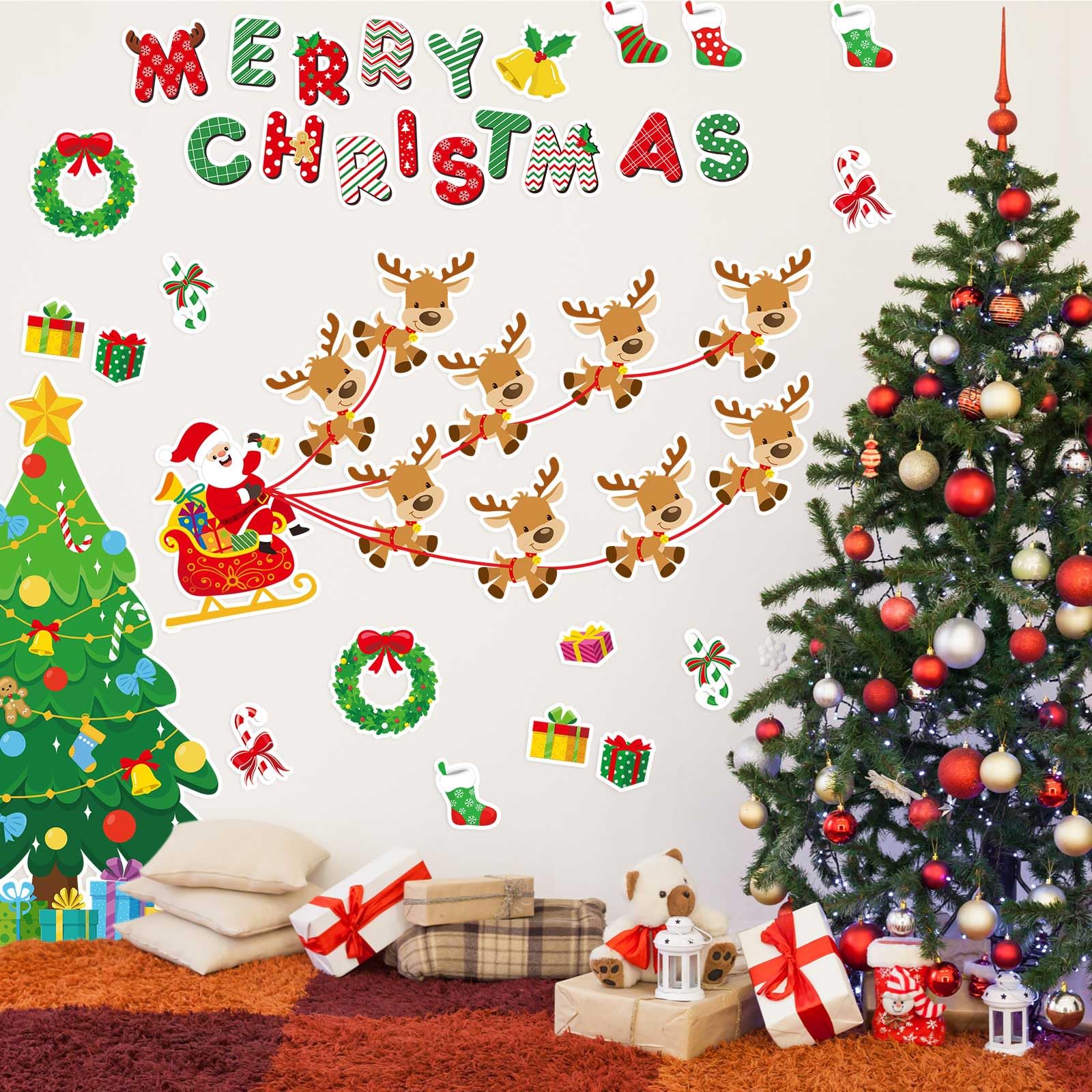Snapklik.com : Pasimy Merry Christmas Bulletin Board Decorations Set ...