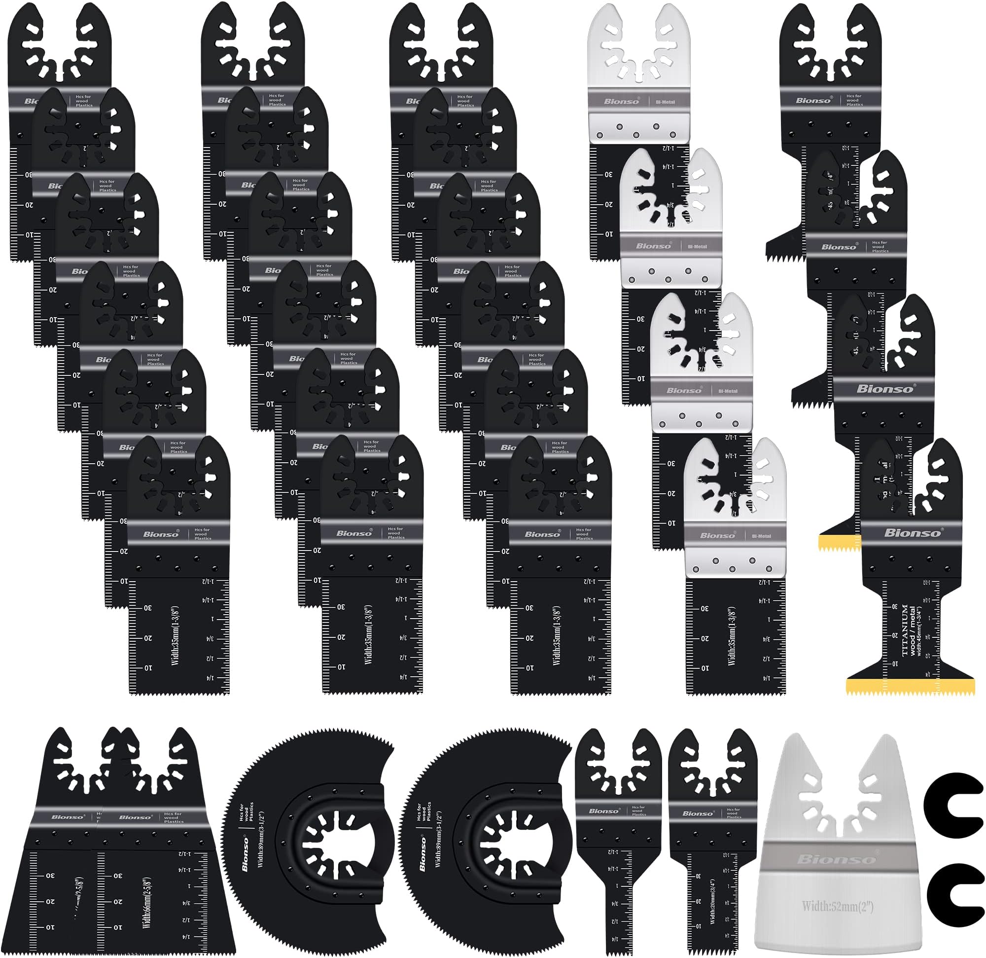 DEWALT Oscillating Tool Blades Kit, 5-Piece (DWA4216) - Power Saw ...
