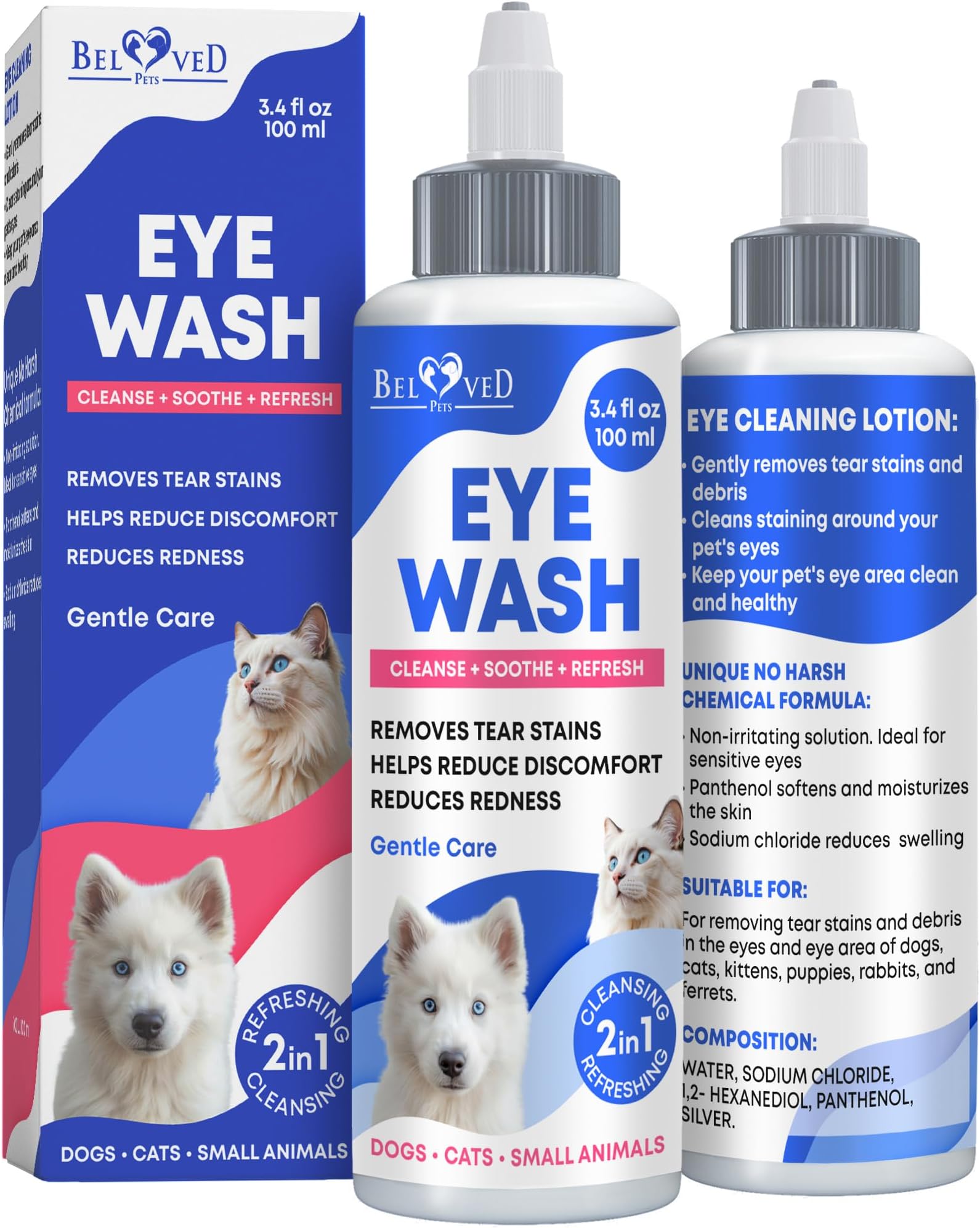 Amazon.com : ANGELS' EYES Multi-Purpose Sterile Eye Wash 4 oz Eye ...