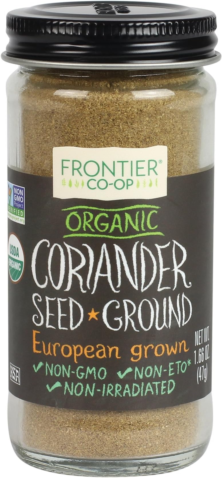 Amazon.com : Frontier Co-op Organic Ground Coriander Seed, 1.66 Ounce ...