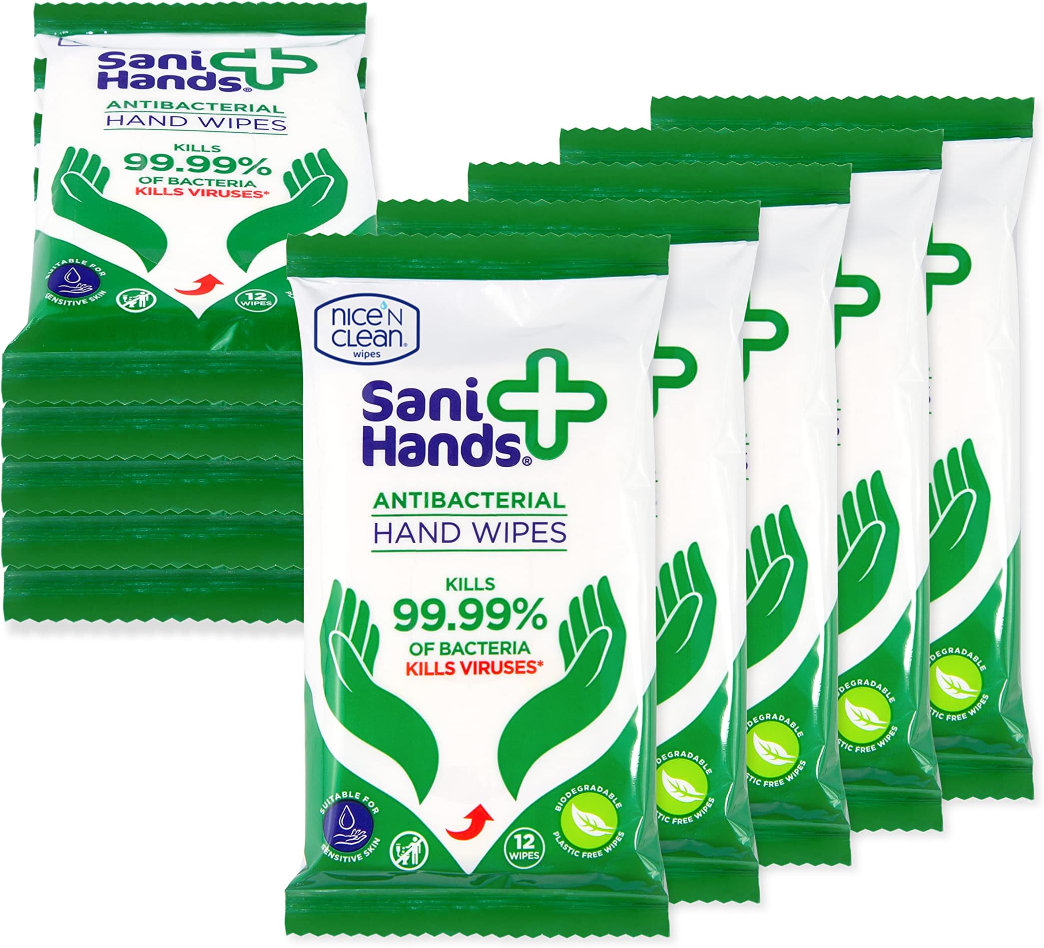 2X50 Lemon Scented Fresh Handy Wet Hand Wipe Takeway Travel Party Face ...