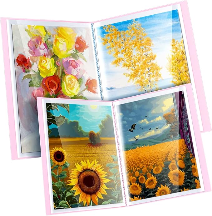 Amazon.com: 60 Pages A2 and A3 Diamond Painting Storage Book Diamond ...