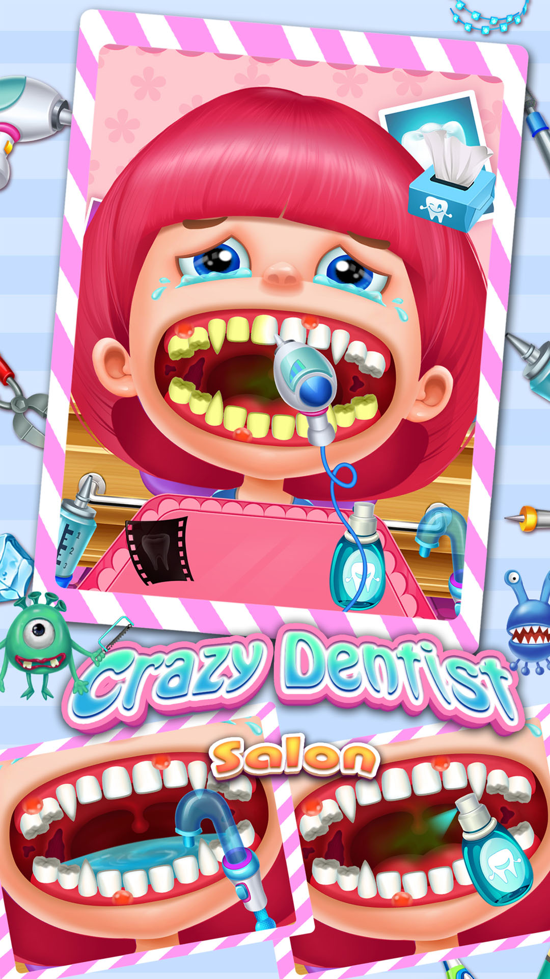 Crazy Dentist Games