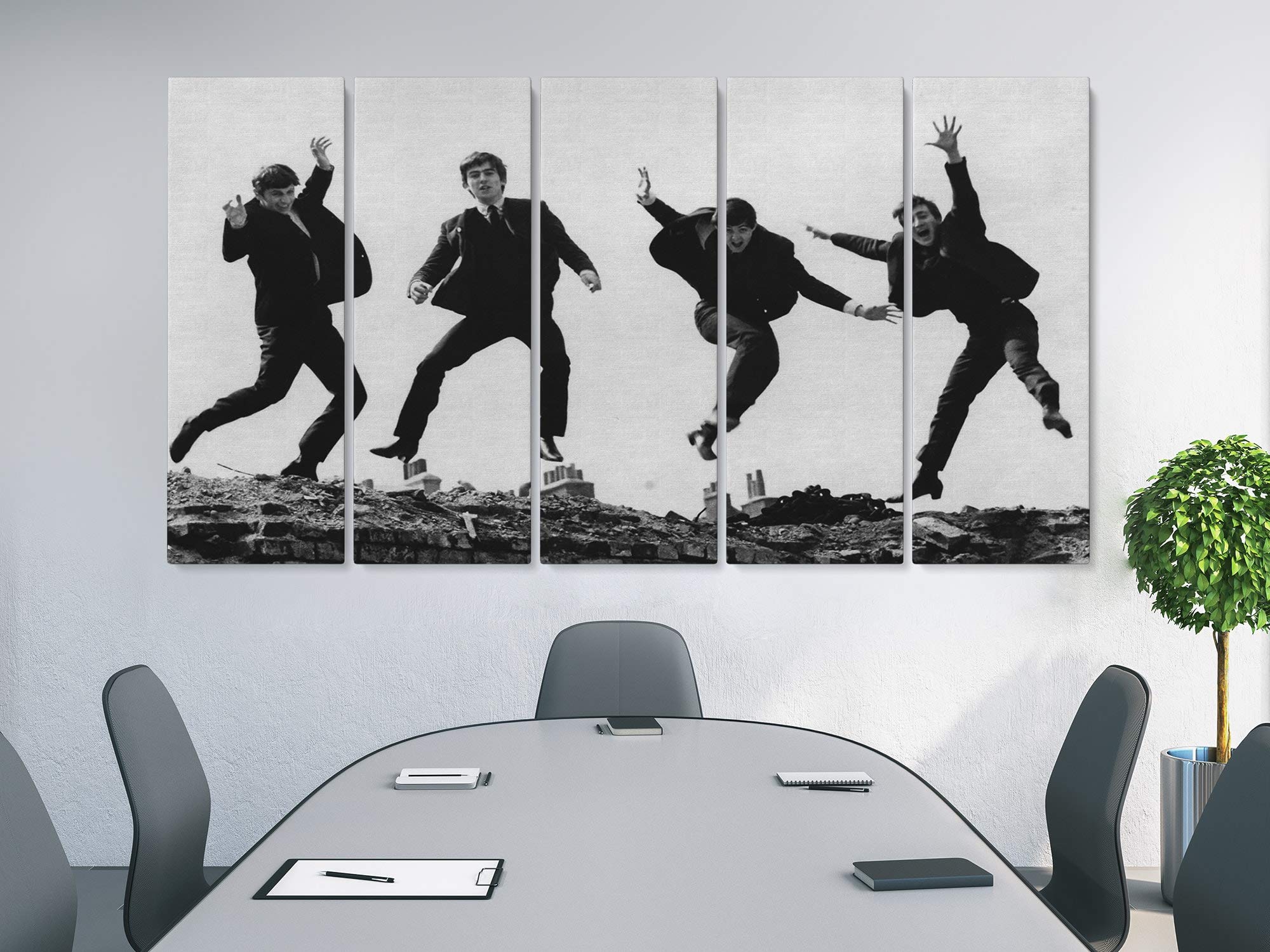 Beatles Jumping Silhouette