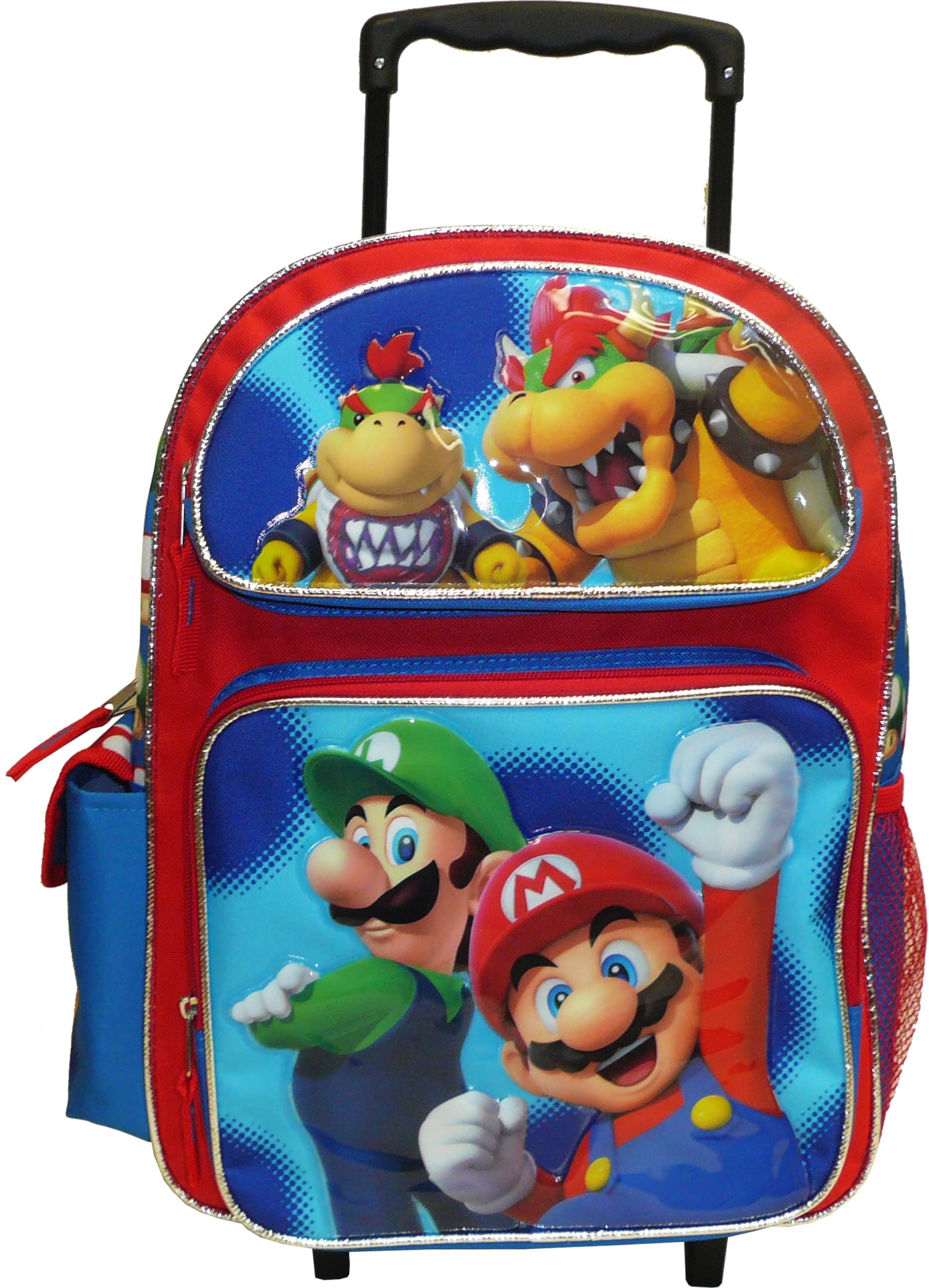 Amazon.com | Pod Super Mario Bros.16 Large Rolling School Backpack Boy ...