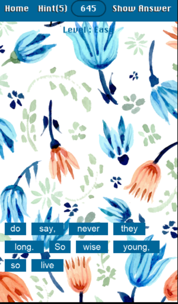 Jumble Quotes And Proverbs Game - App on the Amazon Appstore