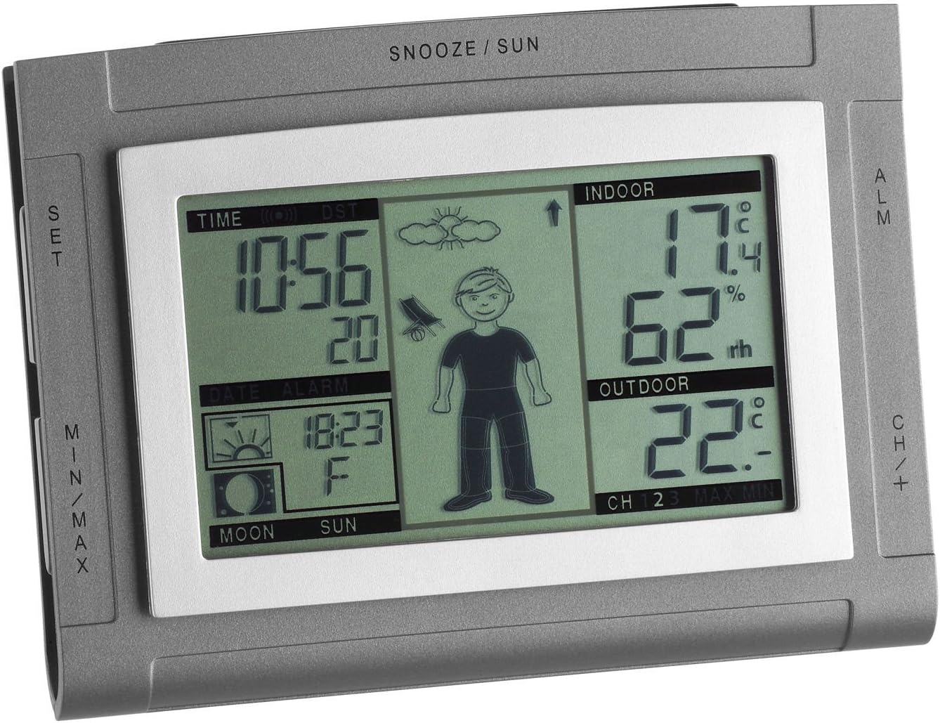 TFA 35.1064.10.50.IT XS Weather Boy Wireless Station : Amazon.co.uk: Garden