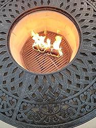 Amazon.com : The Original Vertical Fire Pit Grate, Chiminea, Kiva ...