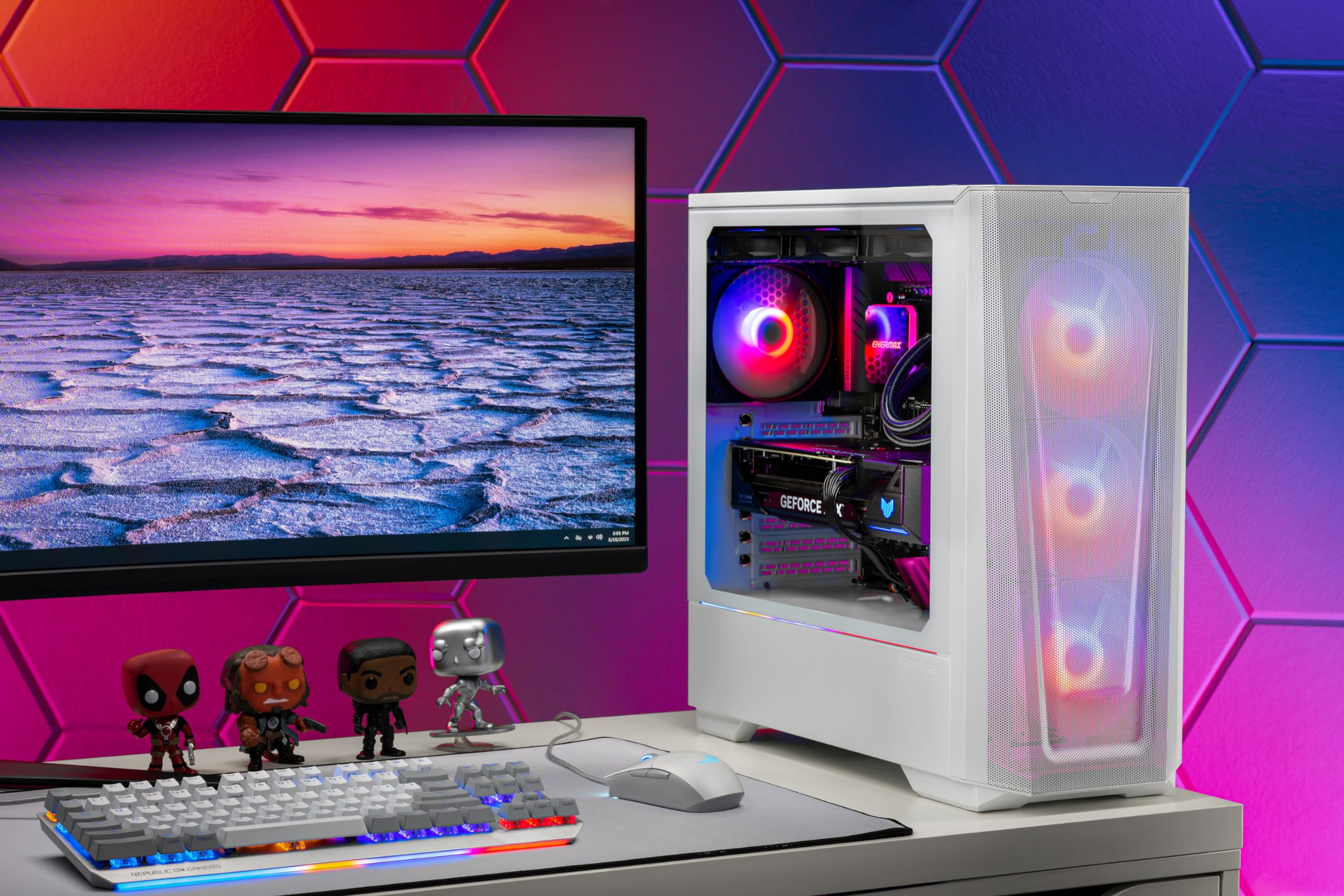 Skytech Gaming Eclipse Lite Gaming PC, Ryzen 7 7800X3D 4.2 GHz, RTX ...