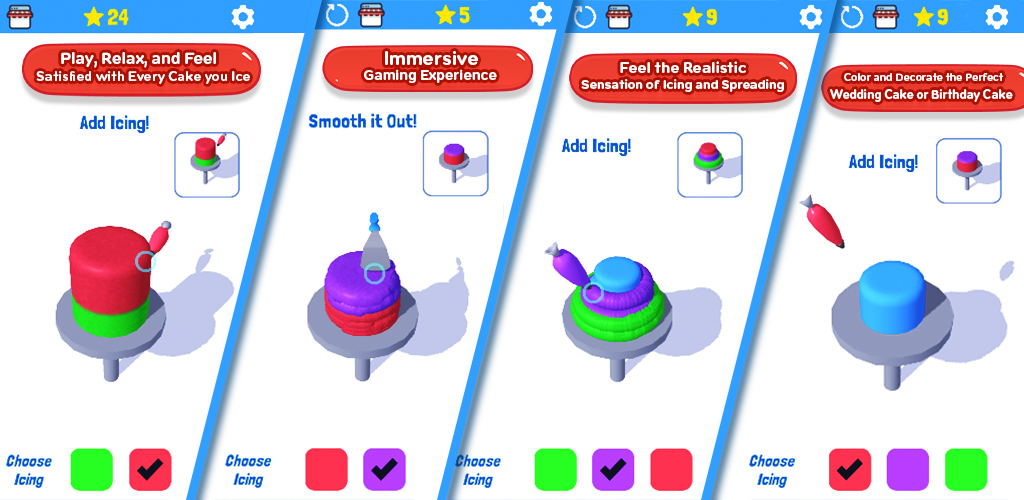 Cream Cake Icing & Baking - Cake Master Game:Amazon.co.uk:Appstore for ...