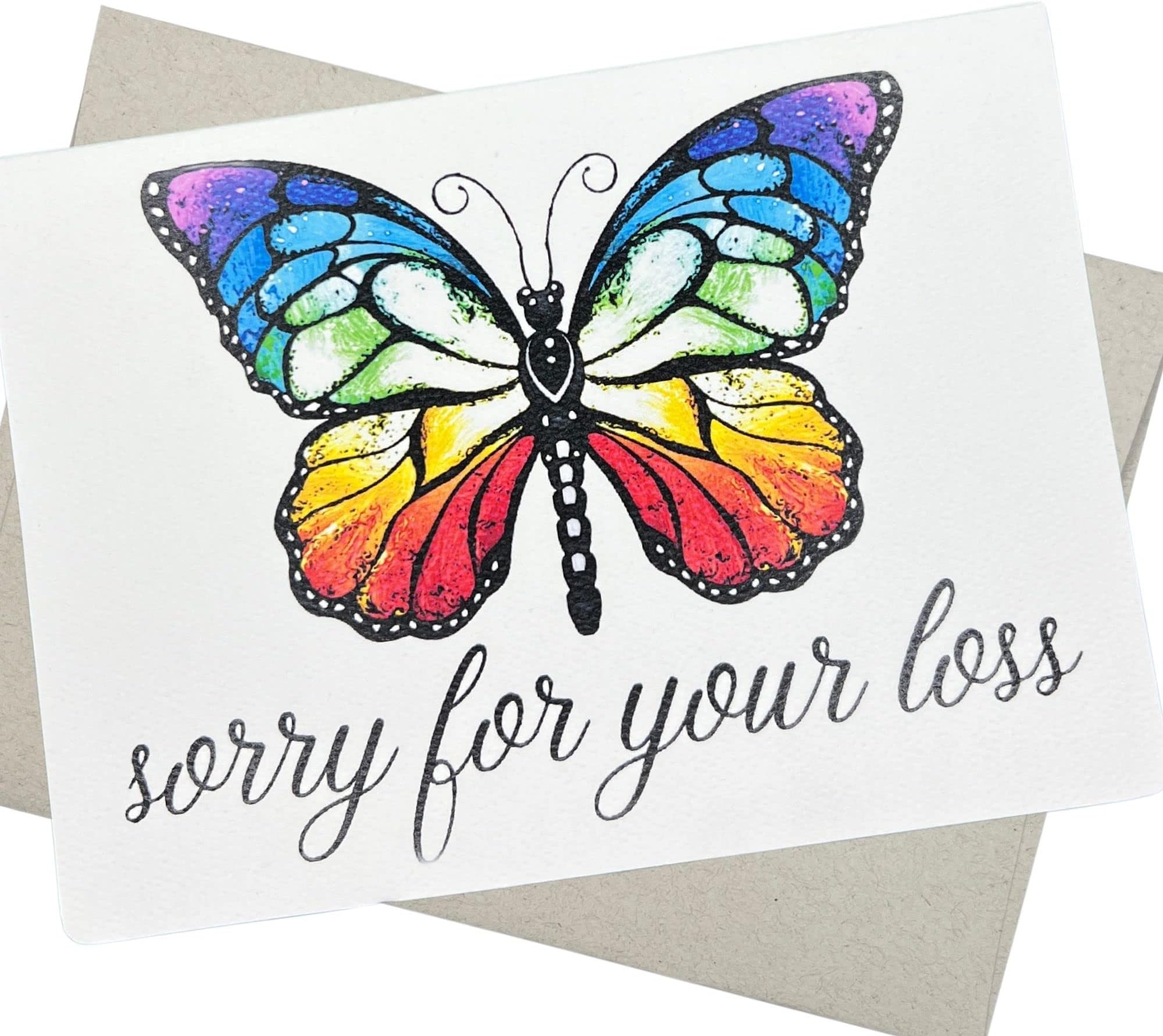 Amazon.com : Sorry for Your Loss Card (5X7 Inches and Message Inside ...