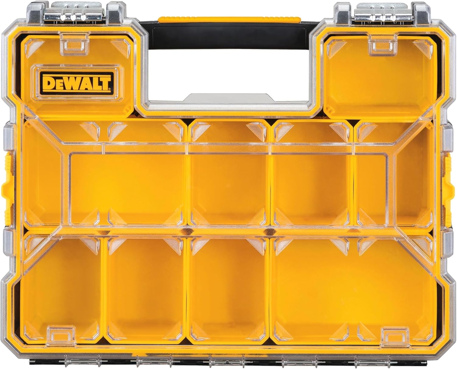 DEWALT Organizer Box With Dividers, Metal Latch, 10-Compartment