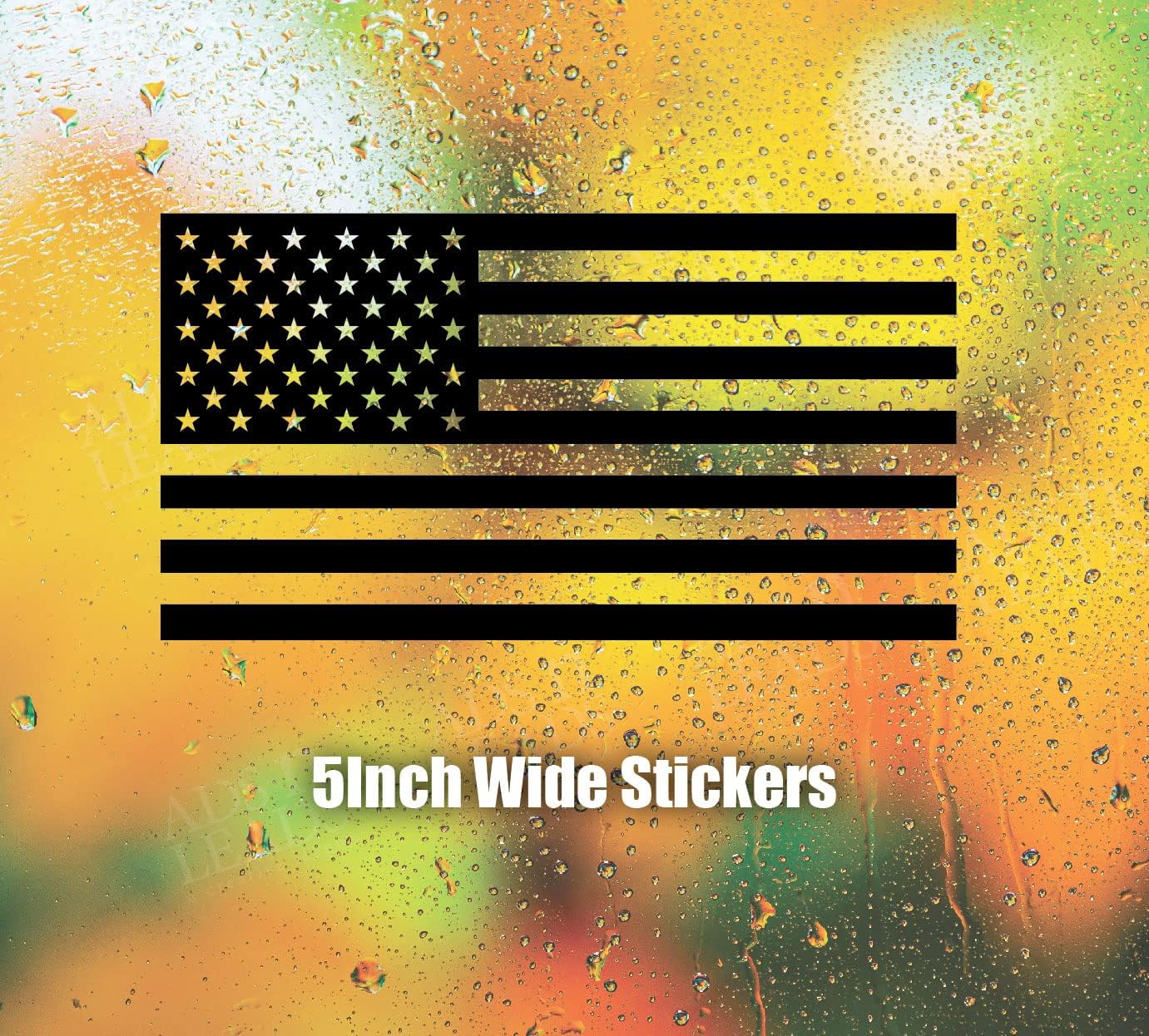 Amazon.com - A&L | American Flag | 🇱🇷 Pride & Patriotism Vinyl Decal ...