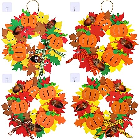 Amscan 3 Pack Thanksgiving Turkey Craft Kit | Makes 12 Turkeys | Party ...