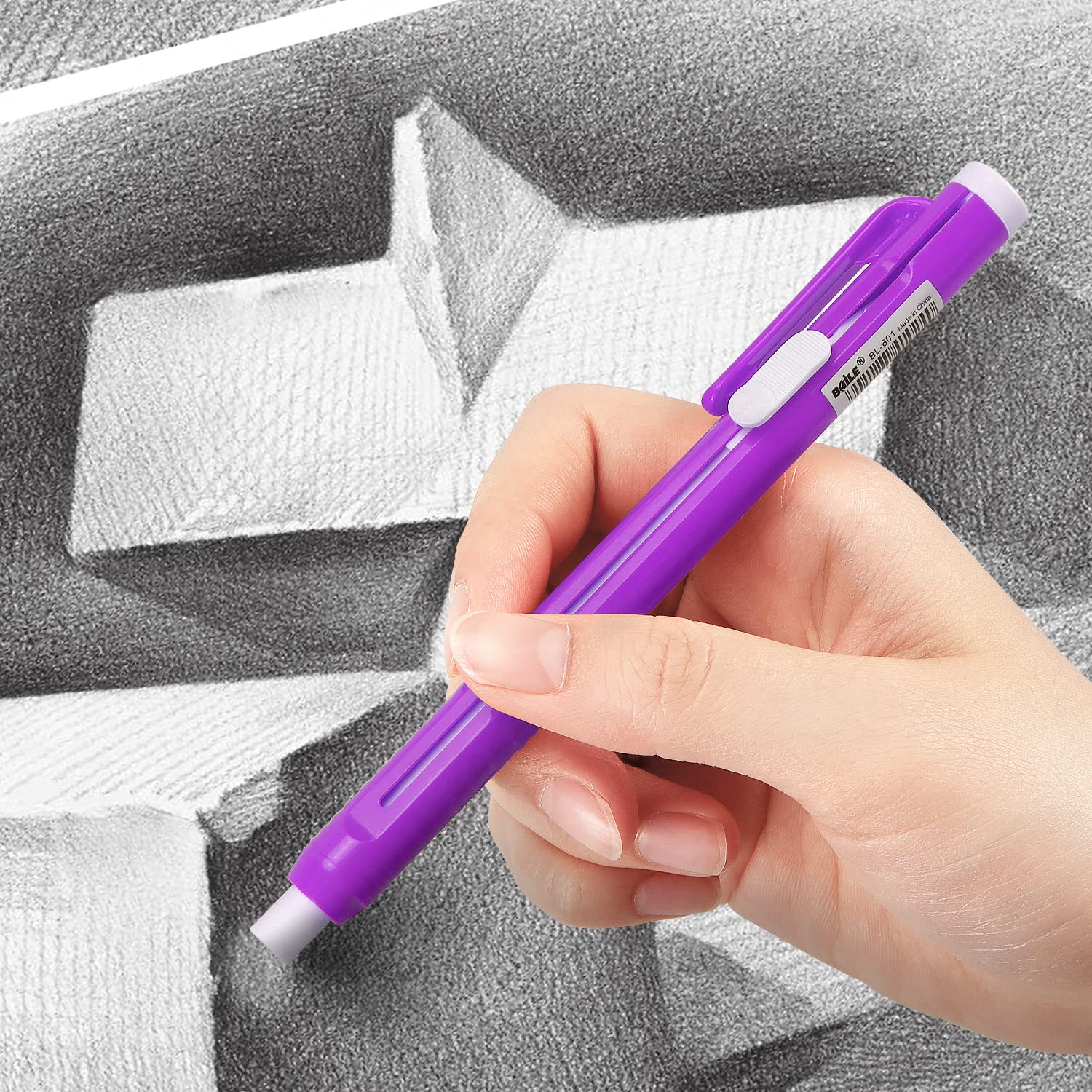 Snapklik.com : Retractable Mechanical Eraser Pen