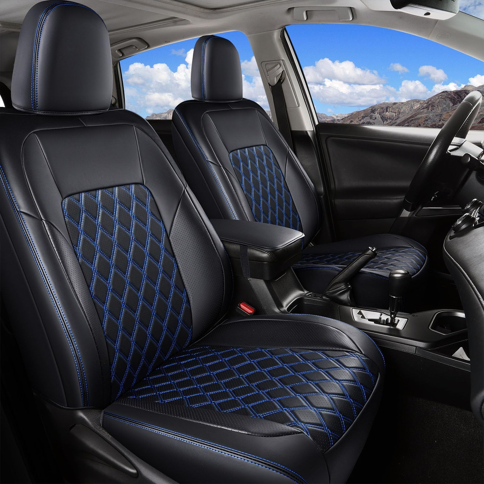 Amazon.com: Huidasource Ford Ranger Front Seat Covers, 2PCS Waterproof ...