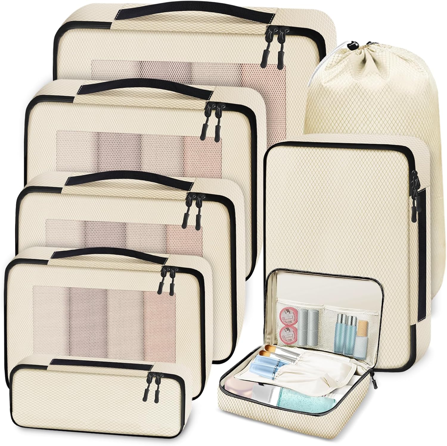 Otauoaea Organizer Valigie - 8 Pezzi Organizzatori Valigia Viaggio ...
