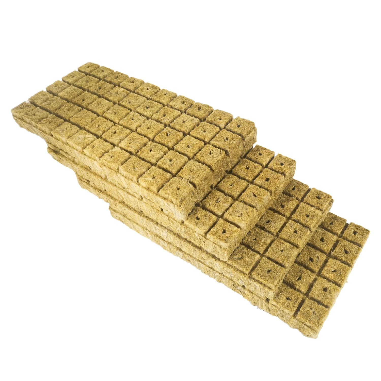 HFS (R) 1”/2.54cm Rockwool Starter Plugs for Hydroponics, Rockwool Grow ...