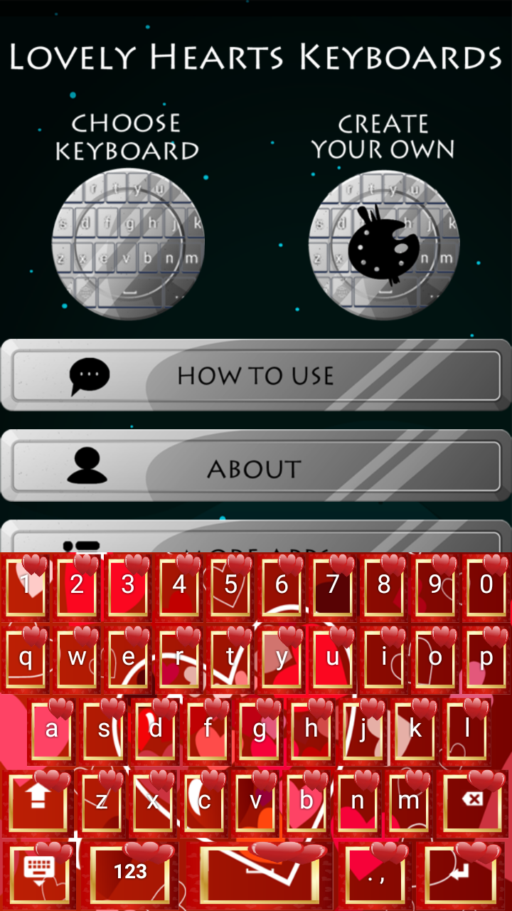 Lovely Hearts Keyboards:Amazon.com:Appstore for Android