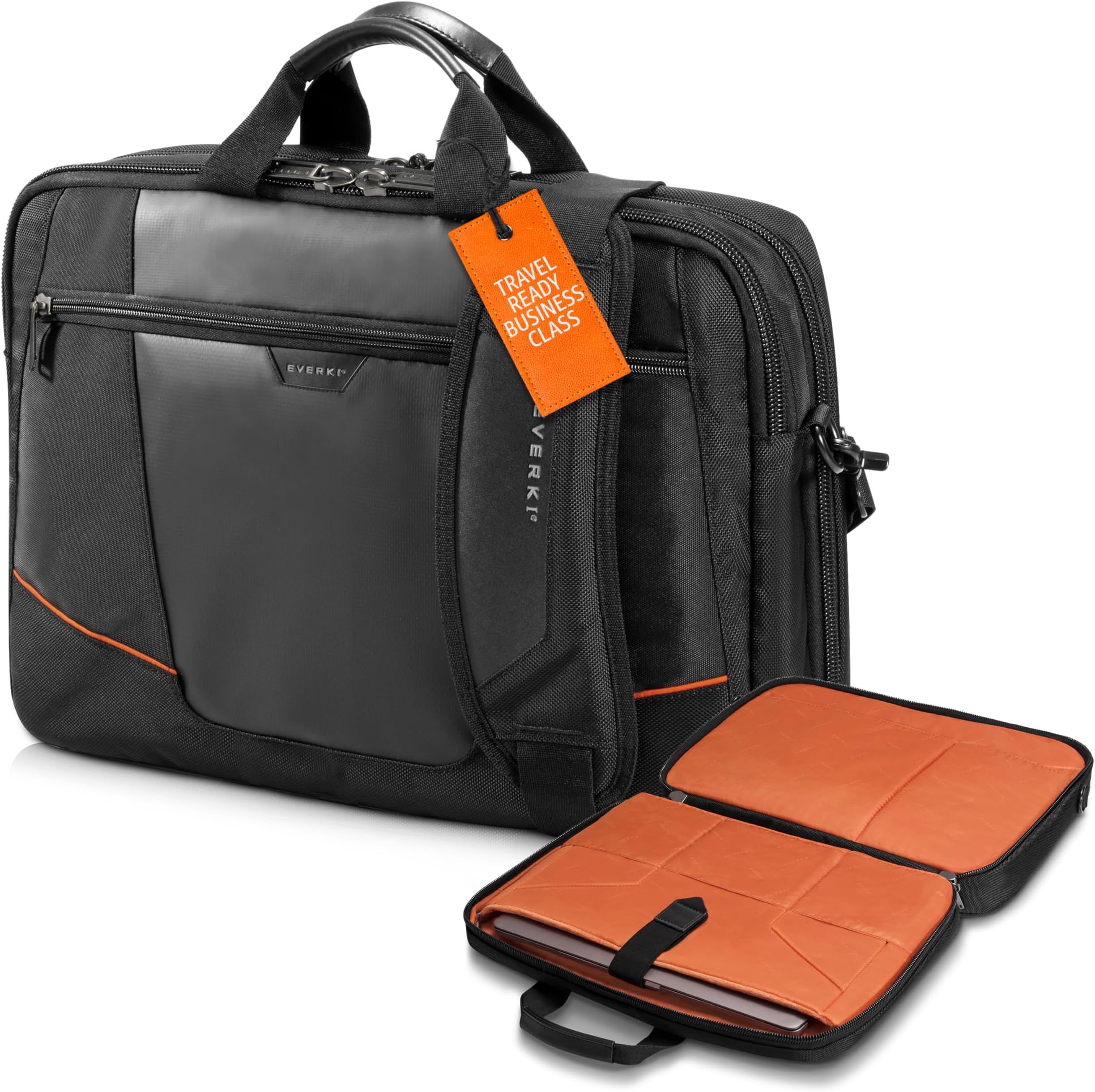 Amazon.com: EVERKI Flight Business Laptop Briefcase Bag - Travel ...