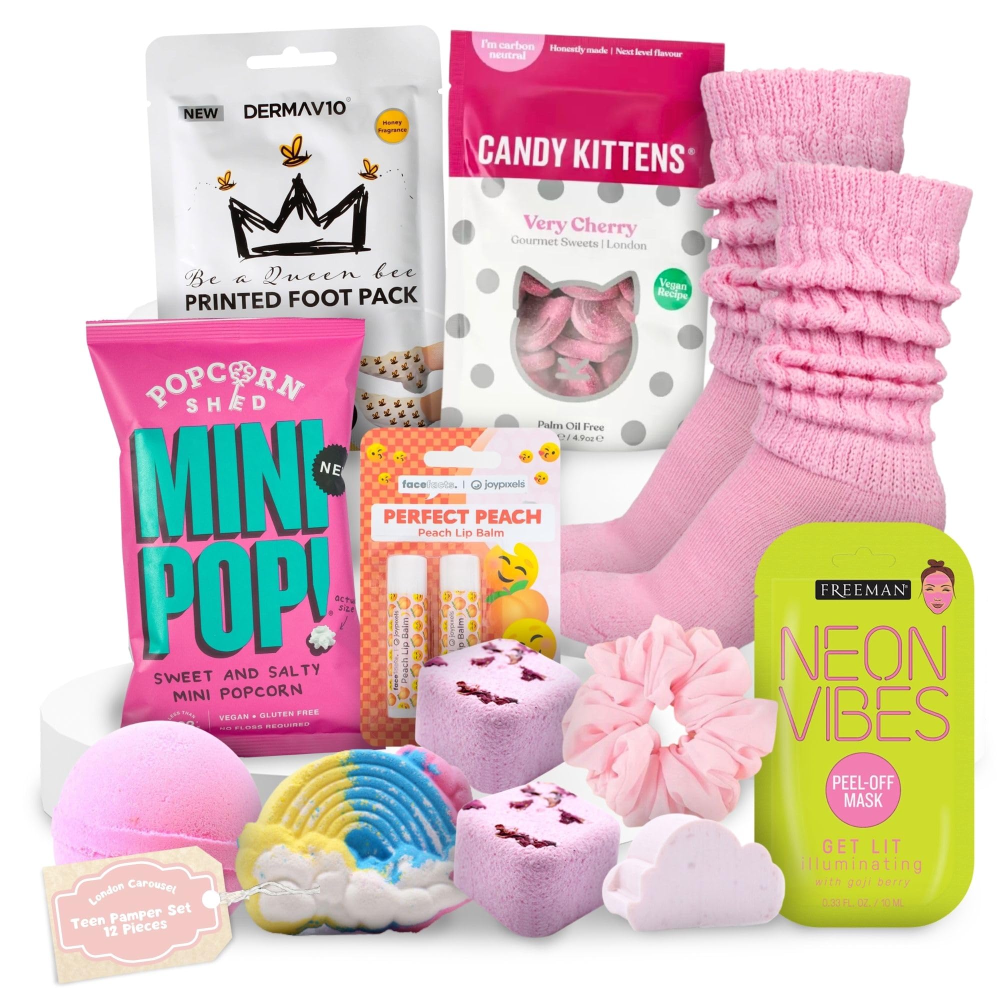 Hug in a Box - Care Package for Her Girls Pamper Set with Slouch Socks ...