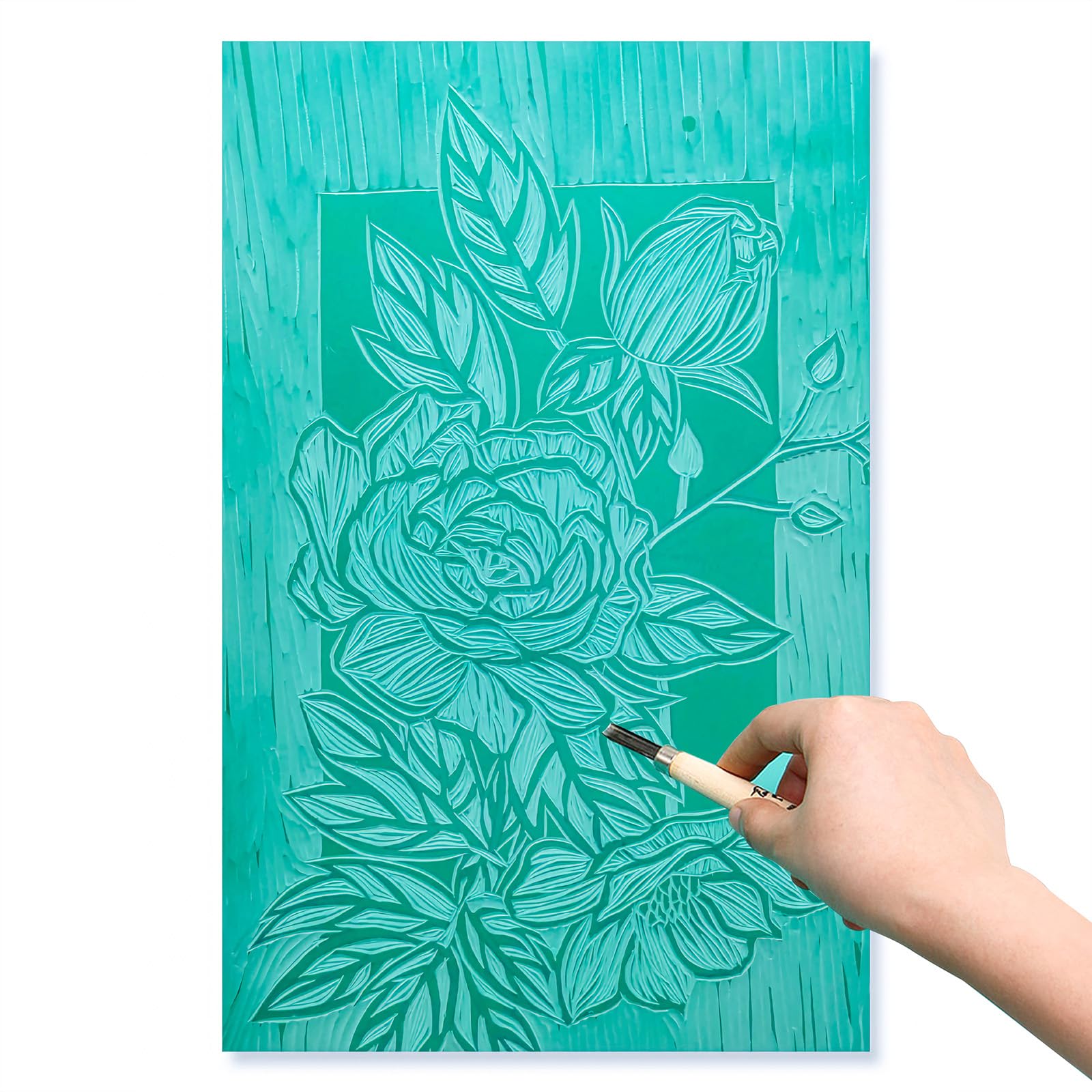 Amazon.com: Linoleum Blocks for Printmaking, Soft Linocut Block ...