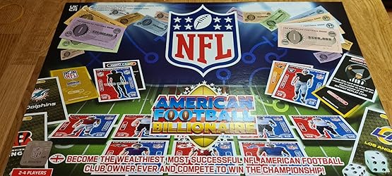 NFL Board Game By Football Billionaire Board Games | Family Board Games ...