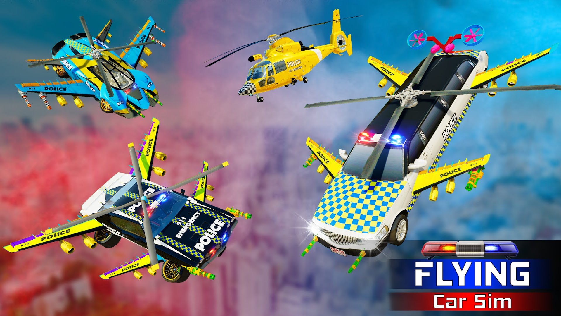 Flying Cars Traffic Hunter Action Racing Game - App on Amazon Appstore