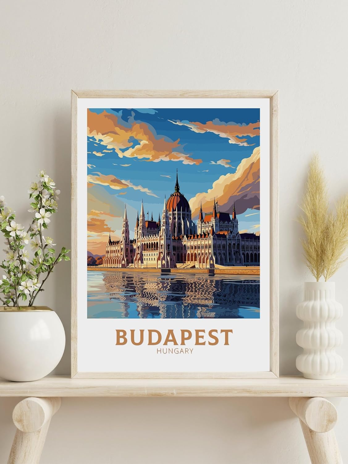 Amazon.com: Budapest Print | Budapest Travel Poster | Budapest Illustration | Budapest Wall Art ...